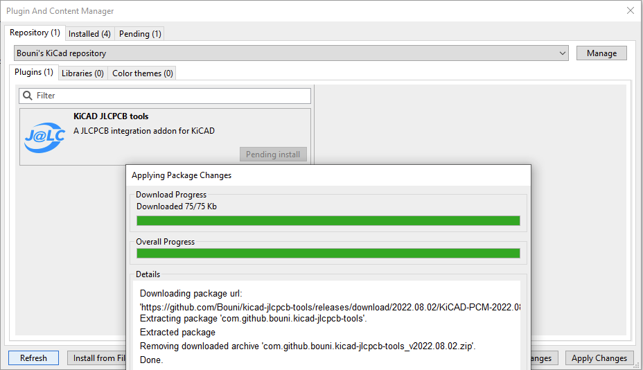 Cannot Update Plugin · Issue #211 · Bouni/kicad-jlcpcb-tools · GitHub