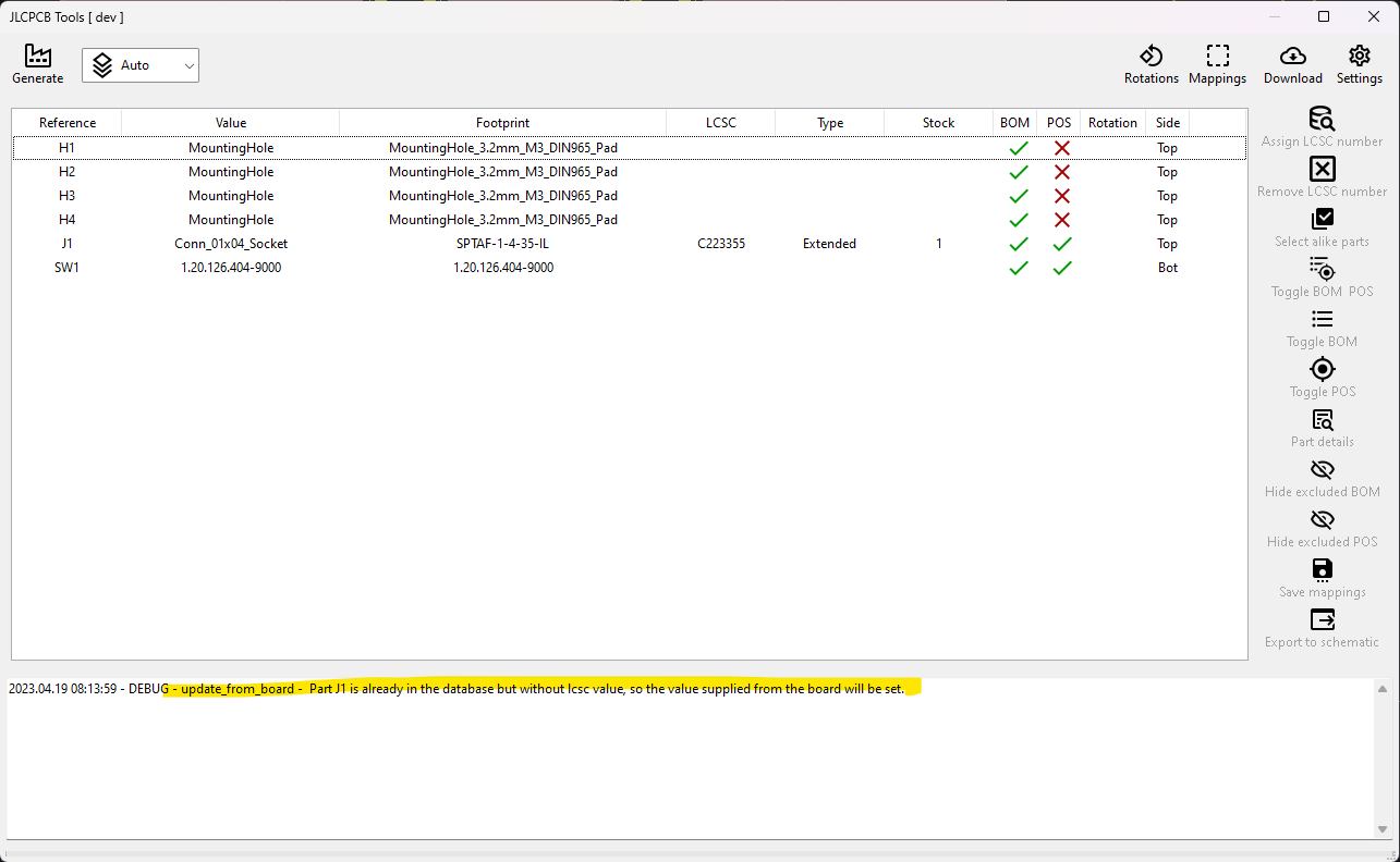 Plugin replaced my LCSC part number! · Issue #300 · Bouni/kicad-jlcpcb-tools · GitHub