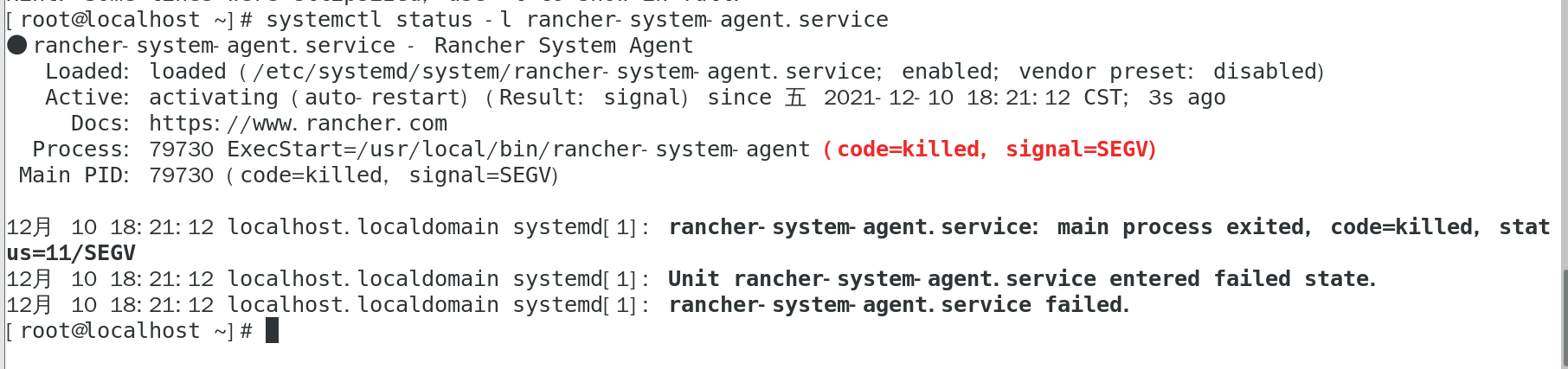 RancherUI adds a downstream cluster RKE2. The downstream cluster is always in the provisioning ...