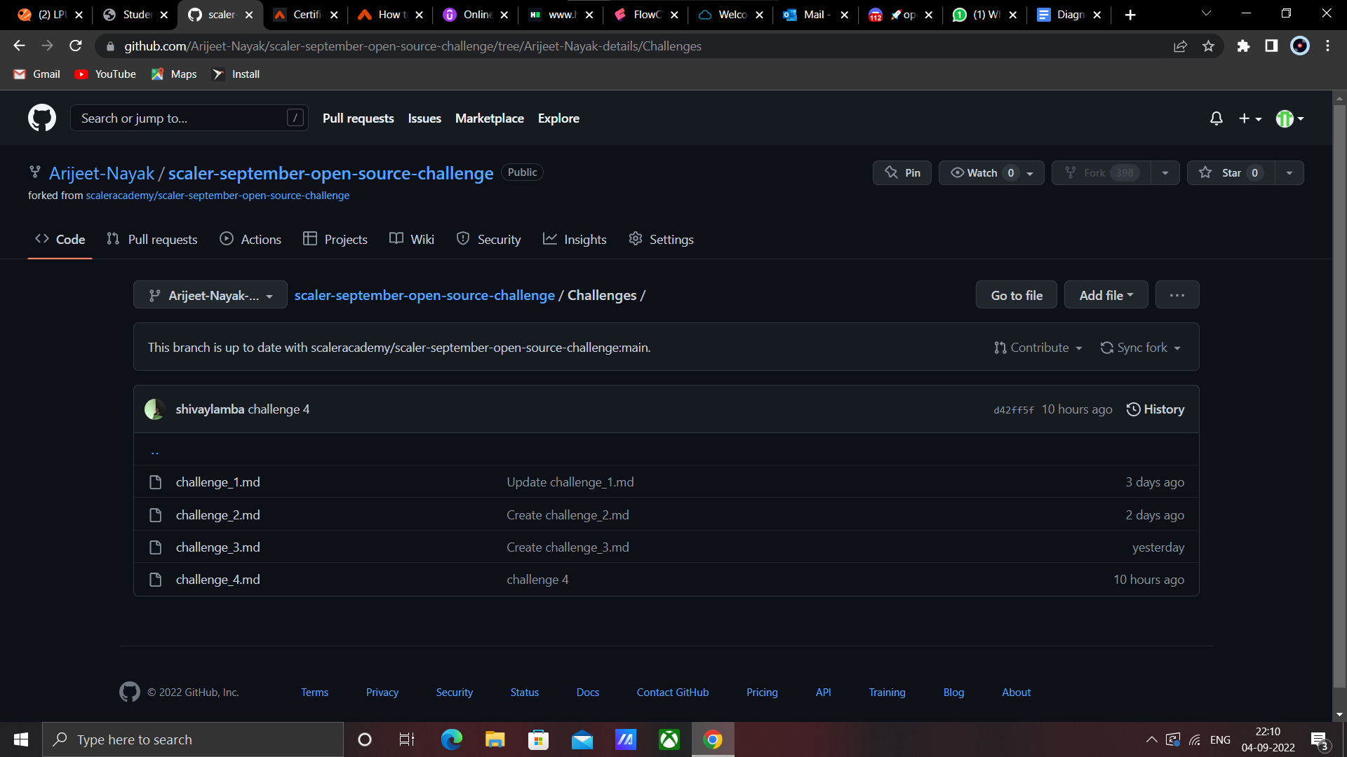 Challenge 1 · Issue #296 · scaleracademy/scaler-september-open-source-challenge-2022 · GitHub