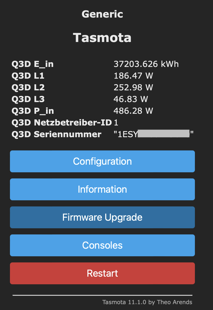 NodeMCU and Smart Meter gets no Data from the electricity meter · arendst Tasmota · Discussion ...