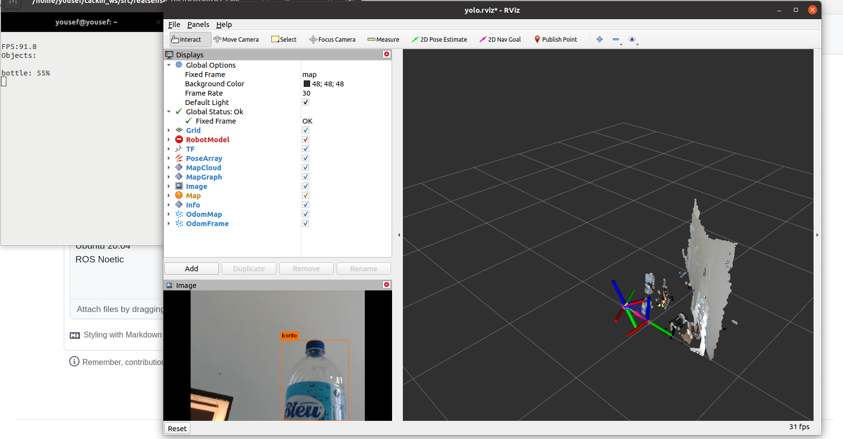 I can’t publish the 3D coordinate of the detected objects using intel cameras · Issue #7 ...