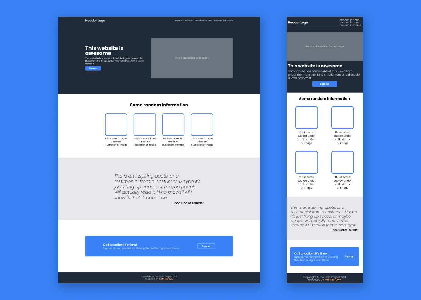 GitHub - klaukata/landing-page-theodinproject: a responsive landing page with html and css