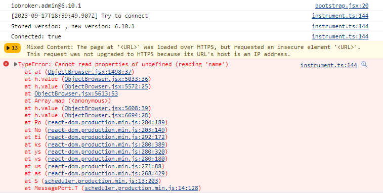 Cannot read properties of undefined (reading 'name') instrument.ts:144 · Issue #2115 · ioBroker ...