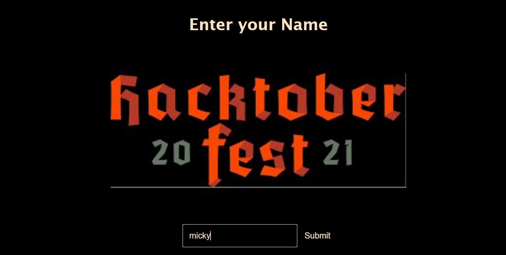 Happy Hacktober project not working[SSOC] · Issue #847 · ZeroOctave/ZeroOctave-Javascript ...