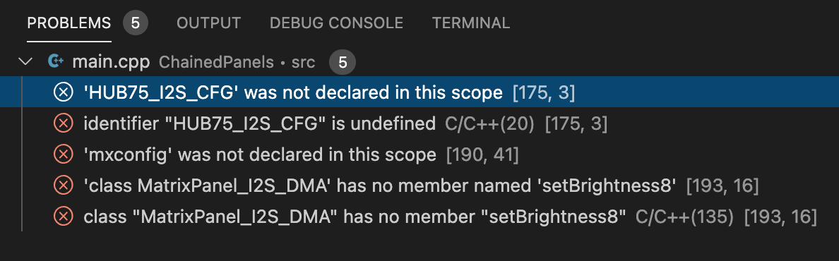 Compiling under PIO / PlatformIO · Issue #82 · mrcodetastic/ESP32-HUB75-MatrixPanel-DMA · GitHub