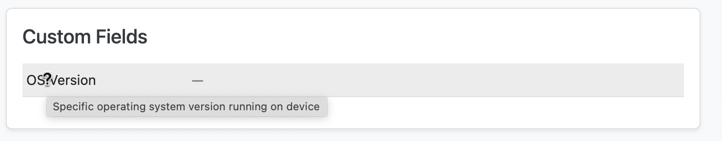 Custom Field information/hint button · Issue #12131 · netbox-community/netbox · GitHub