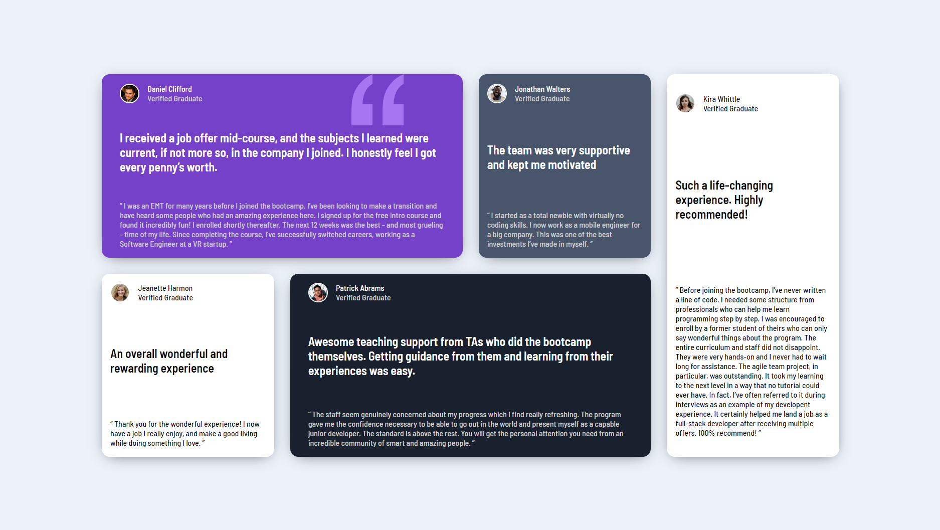 GitHub - TYTAN01/testimonials-grid-section-main