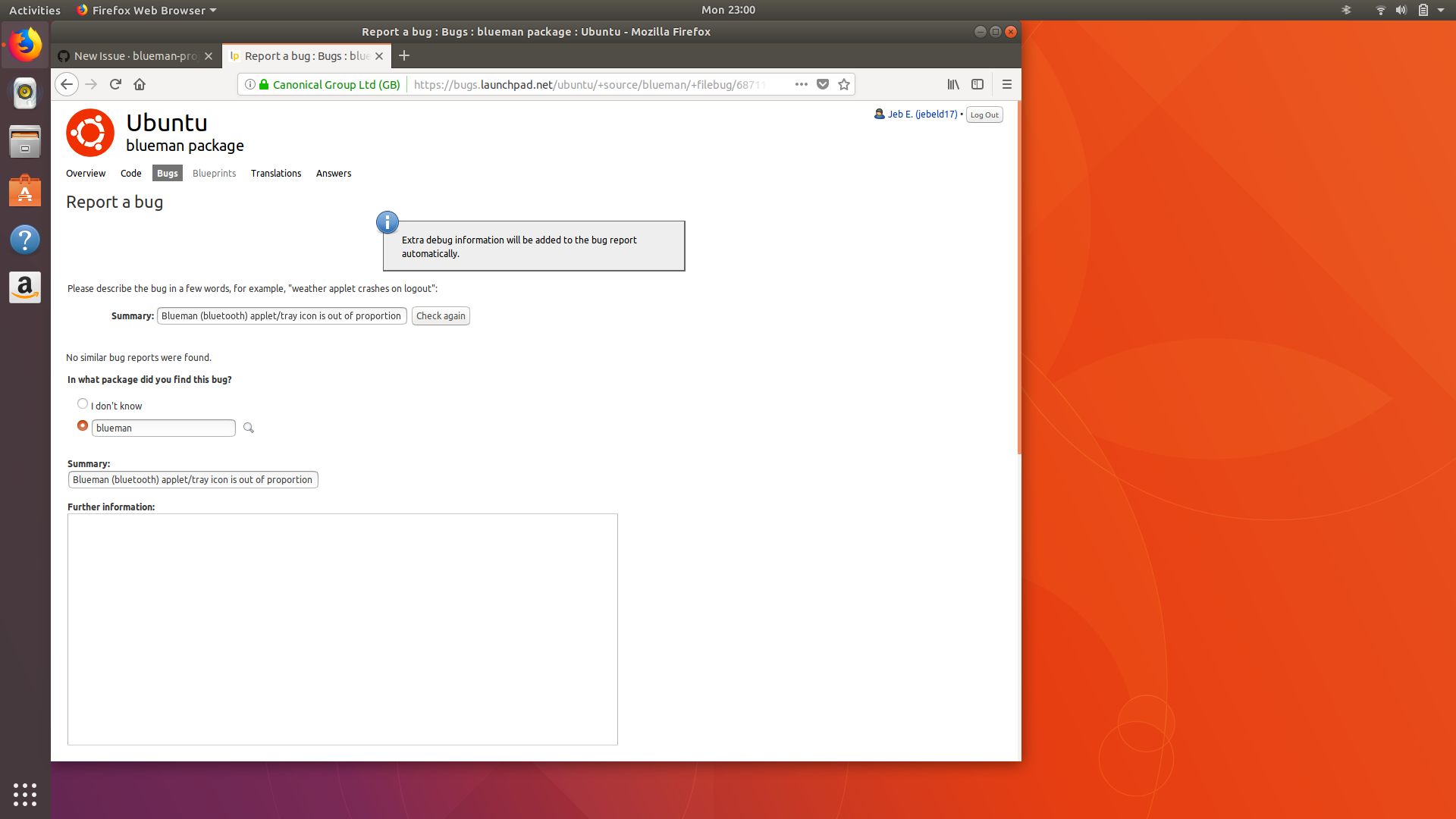 Blueman (bluetooth) applet/tray icon is out of proportion · Issue #796 · blueman-project/blueman ...