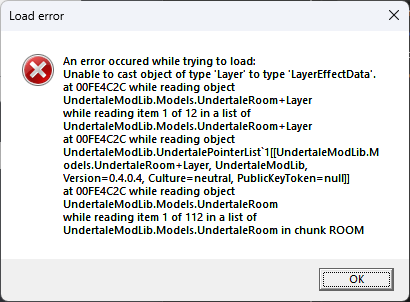 Sugary Spire doesn't load · Issue #915 · UnderminersTeam/UndertaleModTool · GitHub