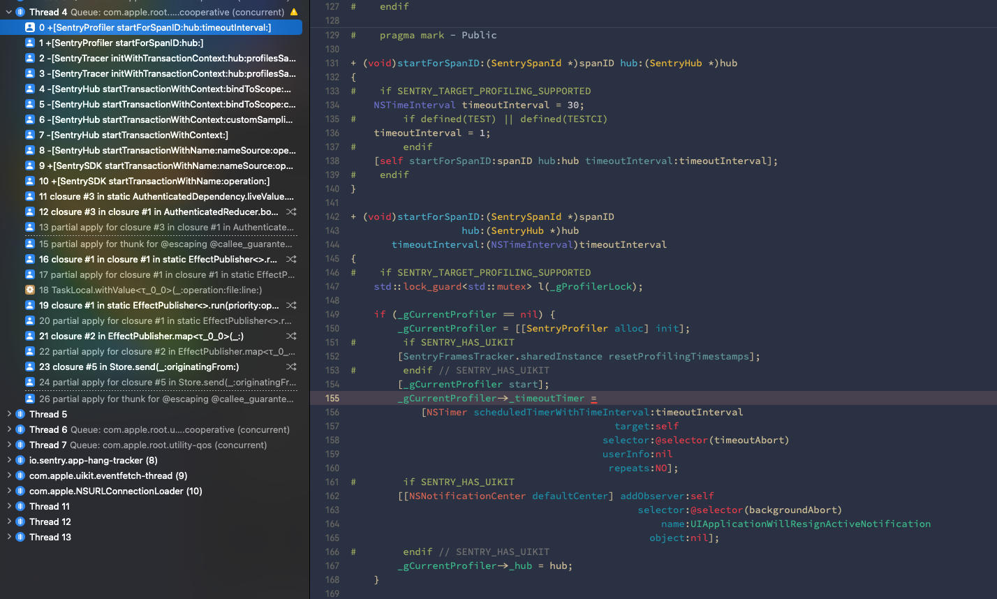 Crash `sentryprofiler Must Be Initialized On The Main Thread` · Issue 2342 · Getsentrysentry