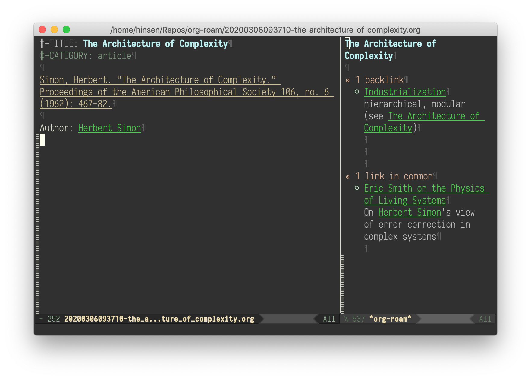 Show notes that have links in common with the current one · Issue #323 ...
