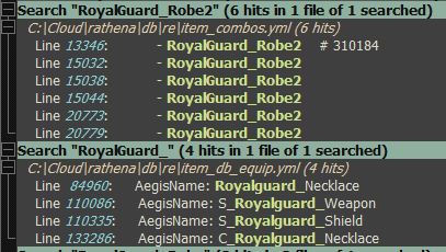 Royal Guard Robe 2 missing · Issue #7234 · rathena/rathena · GitHub