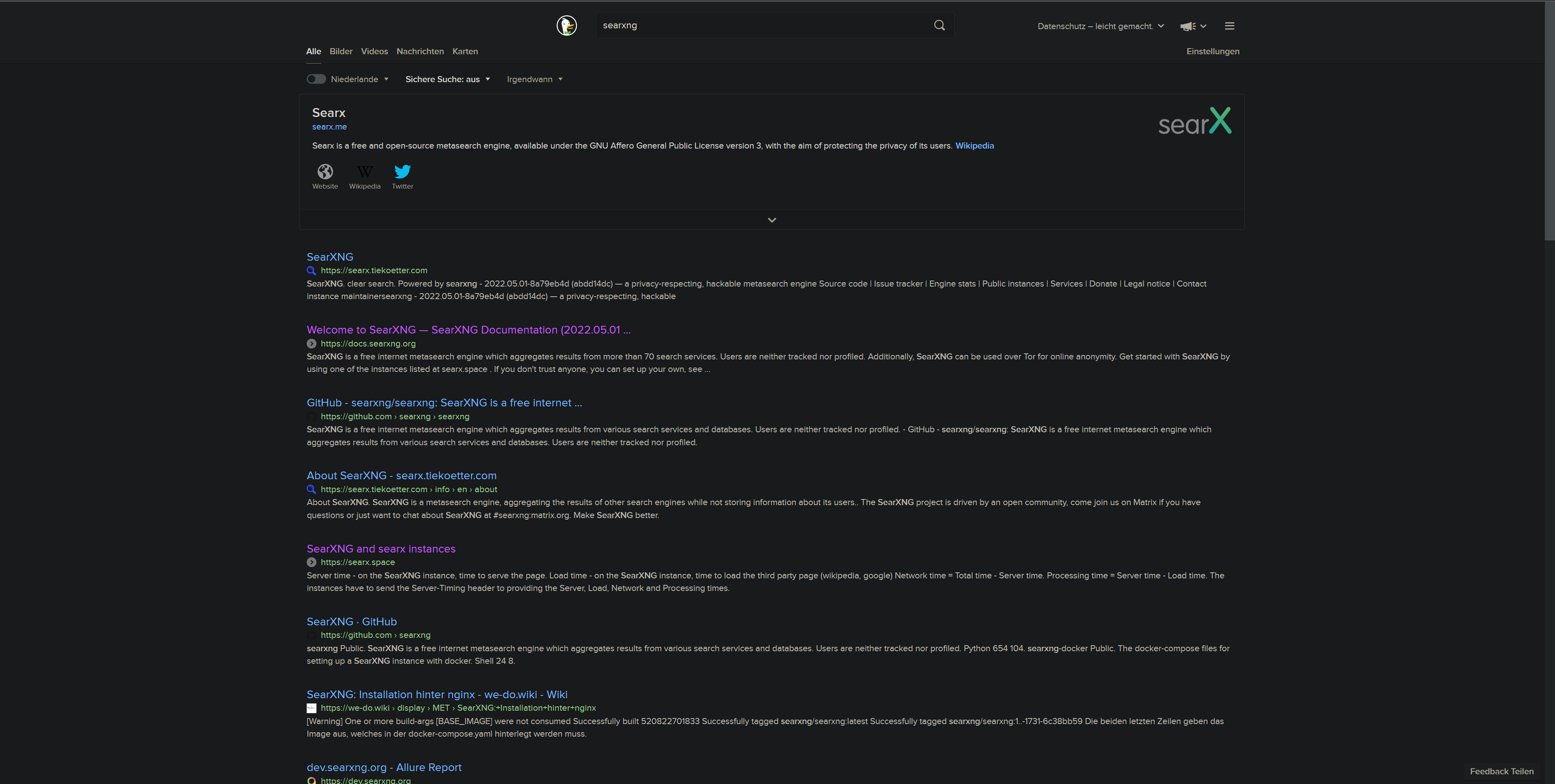 Suggestion For A Setting To Center Searchresults Like Example · Issue