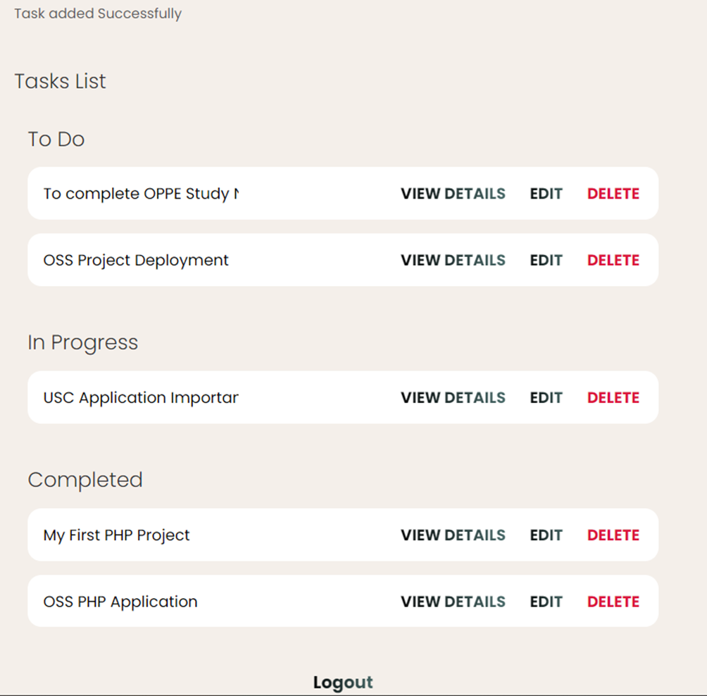 GitHub - Adhithya-Laxman/Task-Management-System: A web-based Task ... GitHub - Adhithya-Laxman/Task-Management-System: A web-based Task ...