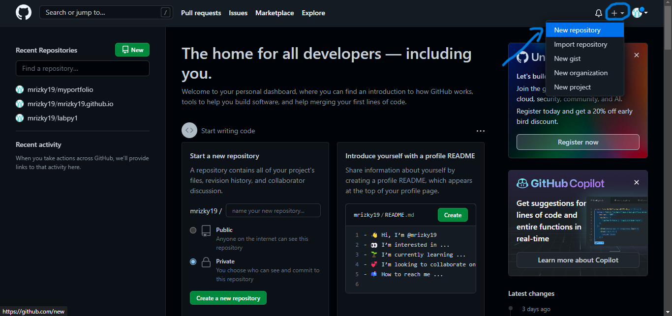 GitHub - mrizky19/LatihanVCS