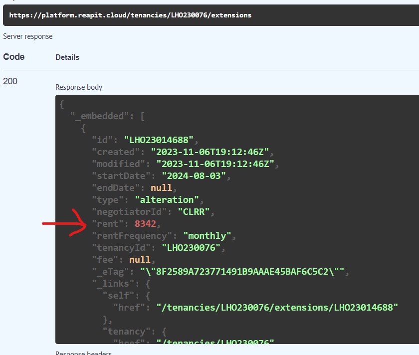 Tenancies Alterations Rent Value Get Rounded · Issue 10124 · Reapit Foundations · Github