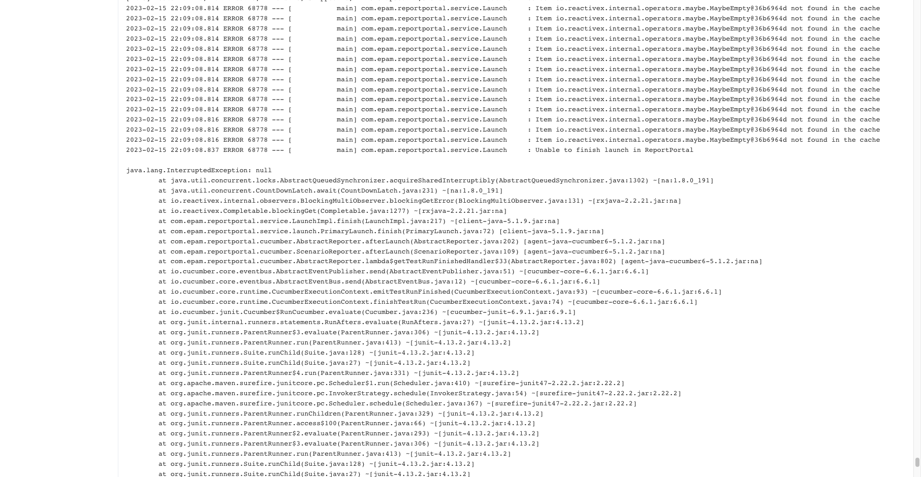 Unable to finish launch in Report Portal · Issue #1936 · reportportal ...