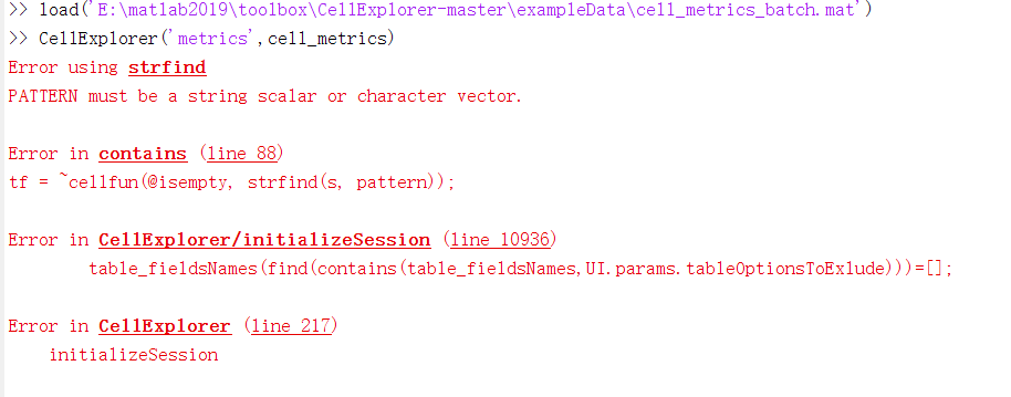 Problems Running CellExplorer · Issue #95 · petersenpeter/CellExplorer · GitHub