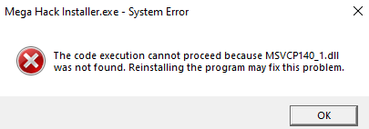 Unable to open MegaHack v7 Launcher · Issue #232 · absolllute/Mega-Hack-Pro-Future · GitHub