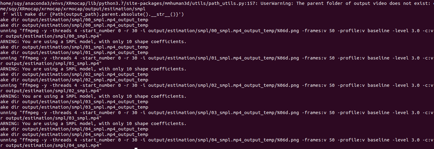 Parent of output/estimation/kps3d/project_view_00.mp4 doesn't exist. · Issue #141 · openxrlab ...