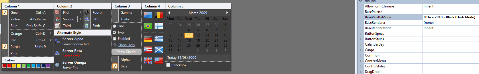 [Bug]: KryptonContextMenu: Item text unreadable with certain themes · Issue #609 · Krypton-Suite ...