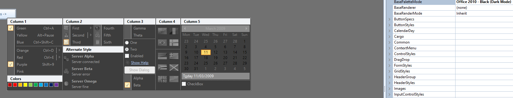 [Bug]: KryptonContextMenu: Item text unreadable with certain themes · Issue #609 · Krypton-Suite ...