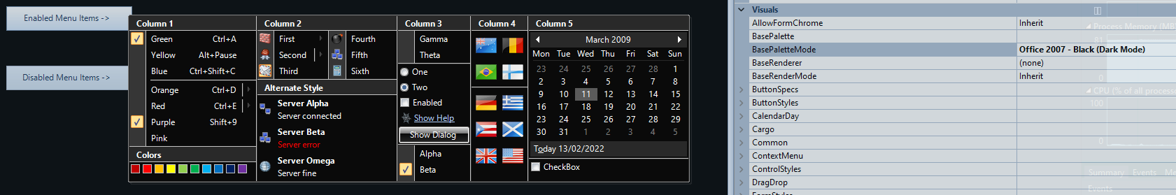 [Bug]: KryptonContextMenu: Item text unreadable with certain themes · Issue #609 · Krypton-Suite ...