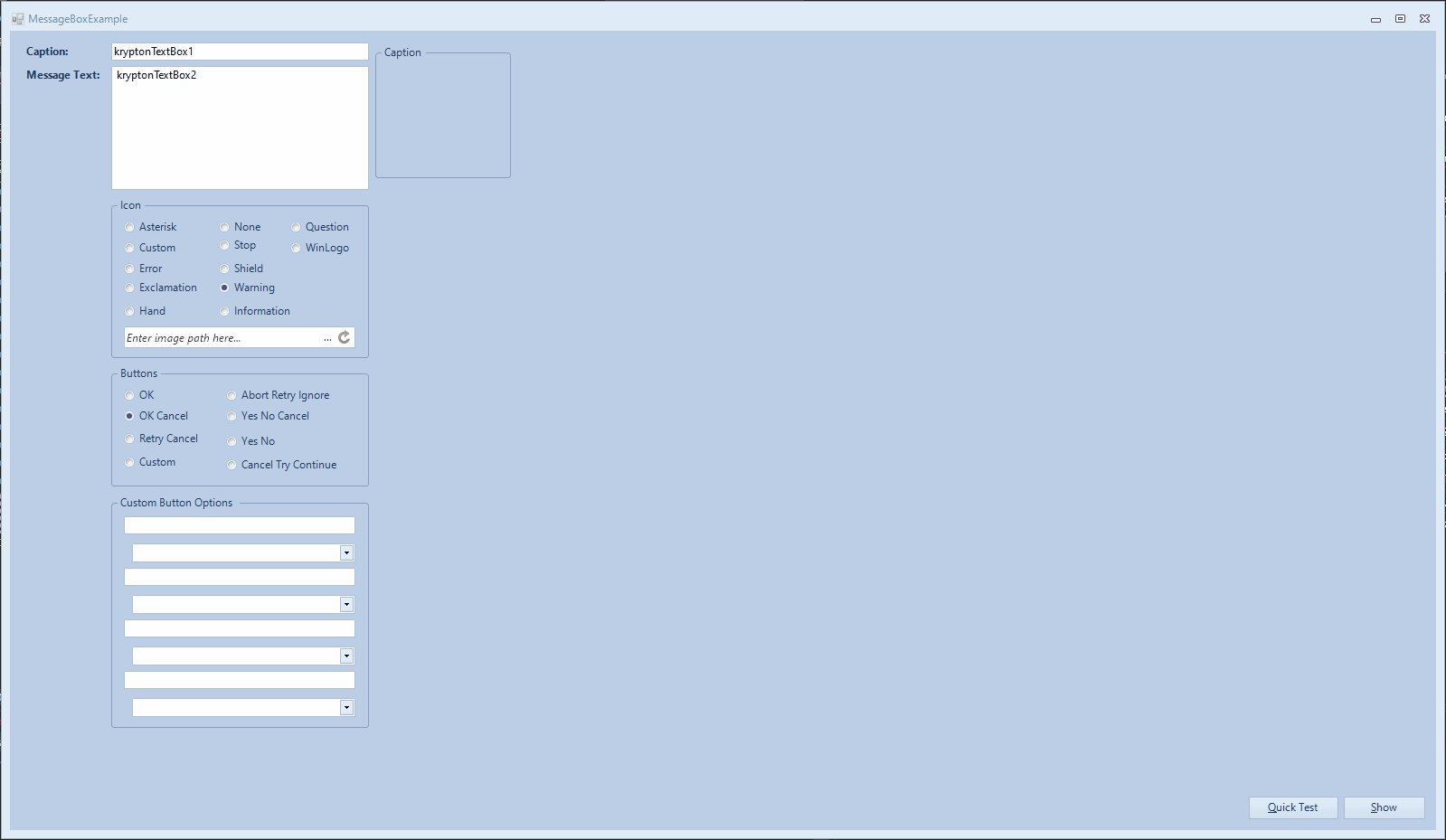 [Feature Request]: Messagebox expandable footer · Issue #239 · Krypton-Suite/Extended-Toolkit ...