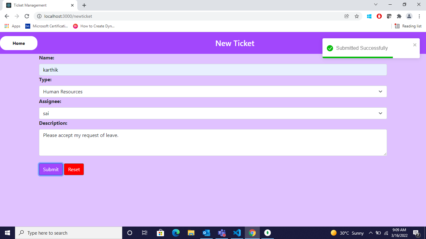 GitHub - Chaitu2727/ticketmanagement