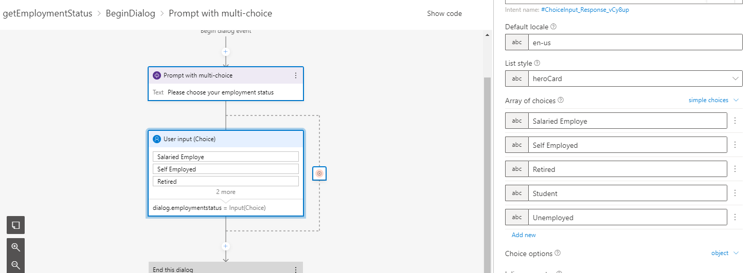 Send Different Values To Api Using Hero Card · Issue 8954 · Microsoft Botframework Composer