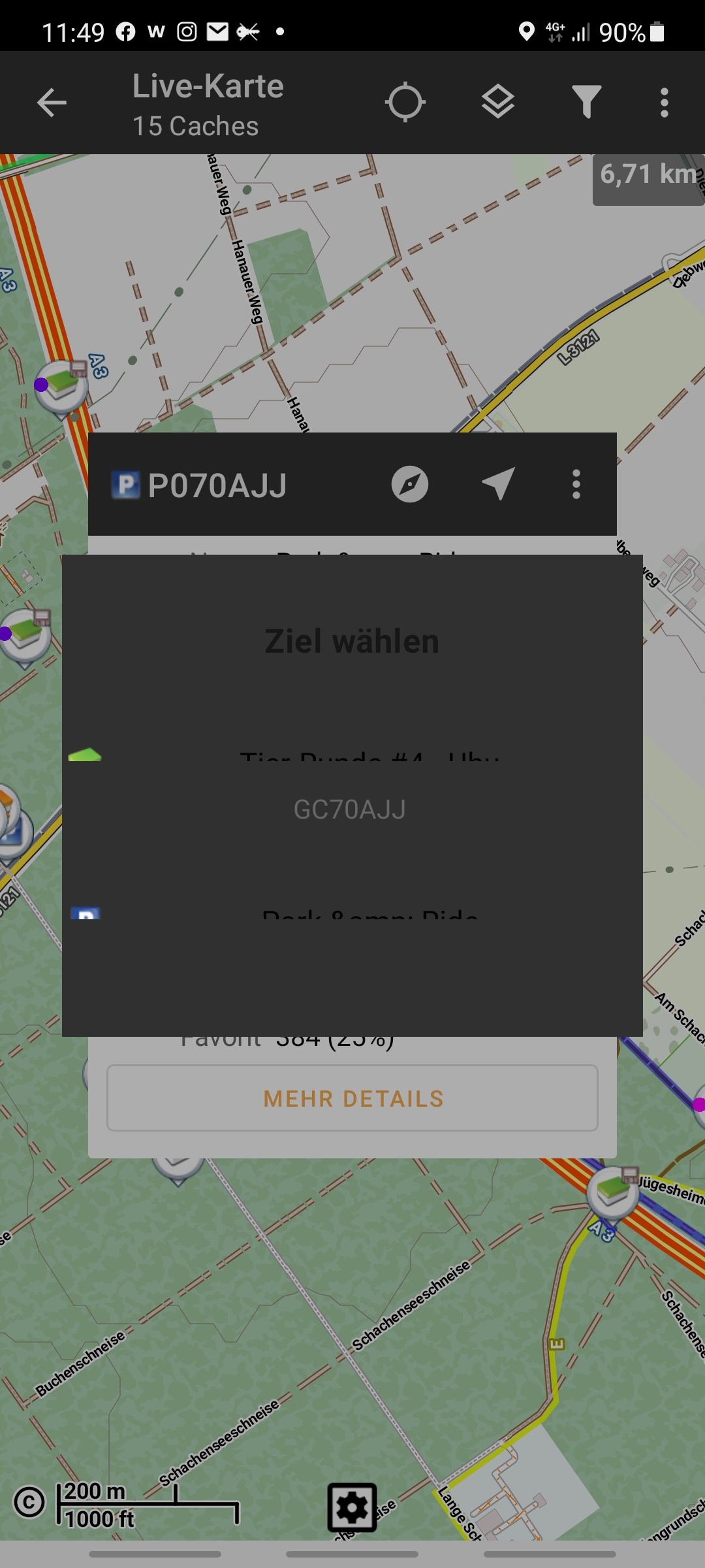 Navigation target selection broken · Issue #11147 · cgeo/cgeo · GitHub
