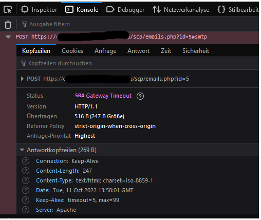 External SMTP timeout 504 · Issue #6310 · osTicket/osTicket · GitHub