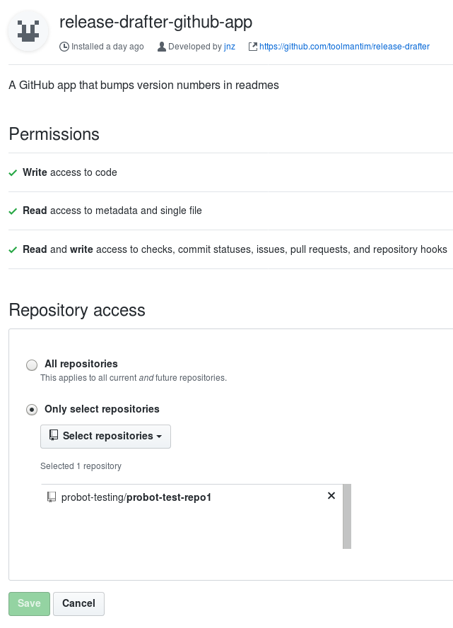 Installing works on GitHub Enterprise - almost · Issue #237 · release-drafter/release-drafter ...