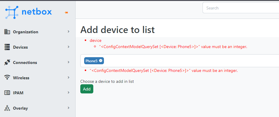 netbox DynamicModelMultipleChoiceField validation error · netbox-community netbox · Discussion ...