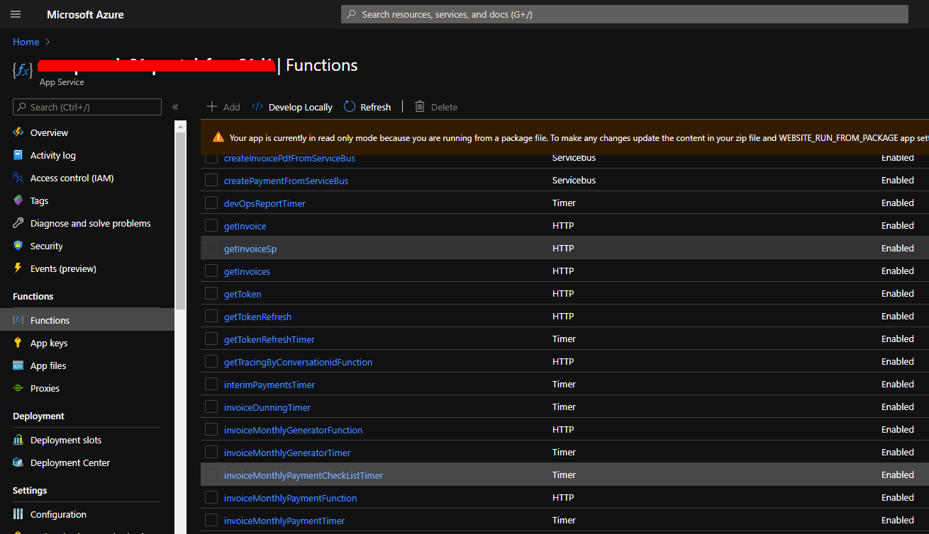 Timer Trigger doesn't start because UnscheduledInvocationReason · Issue #1666 · Azure/Azure ...