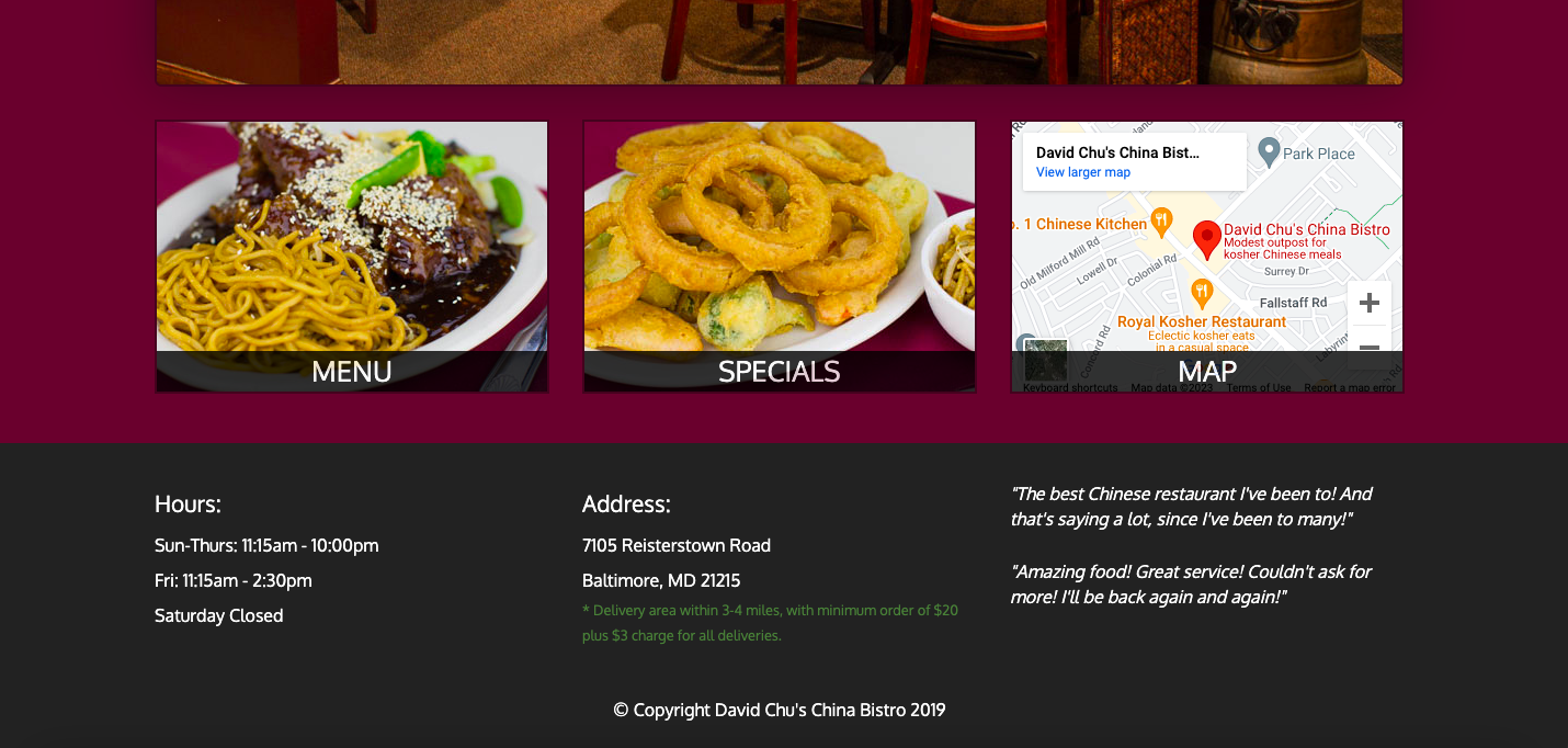 GitHub - Roohishaik/David-Chu-s-China-Bistro