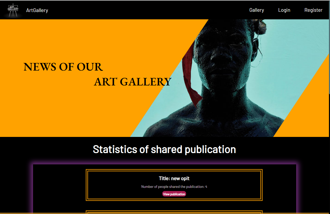 GitHub - ElitsaDev/artGallery