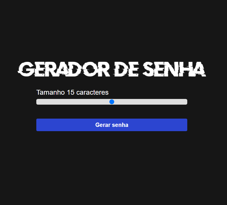 GitHub - IagoDlima/Gerador-de-senha