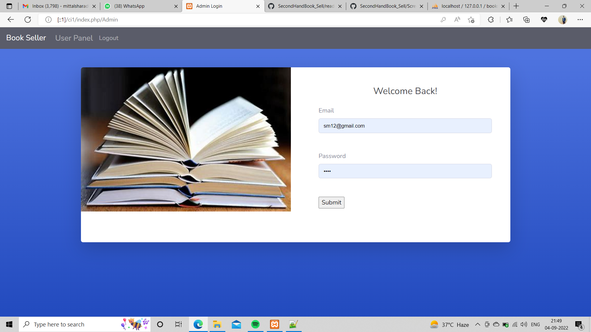 GitHub - itsmittal02/Secondhand_Book_Sell: SecondHandBook_SELL like Ecommerce Website This is ...