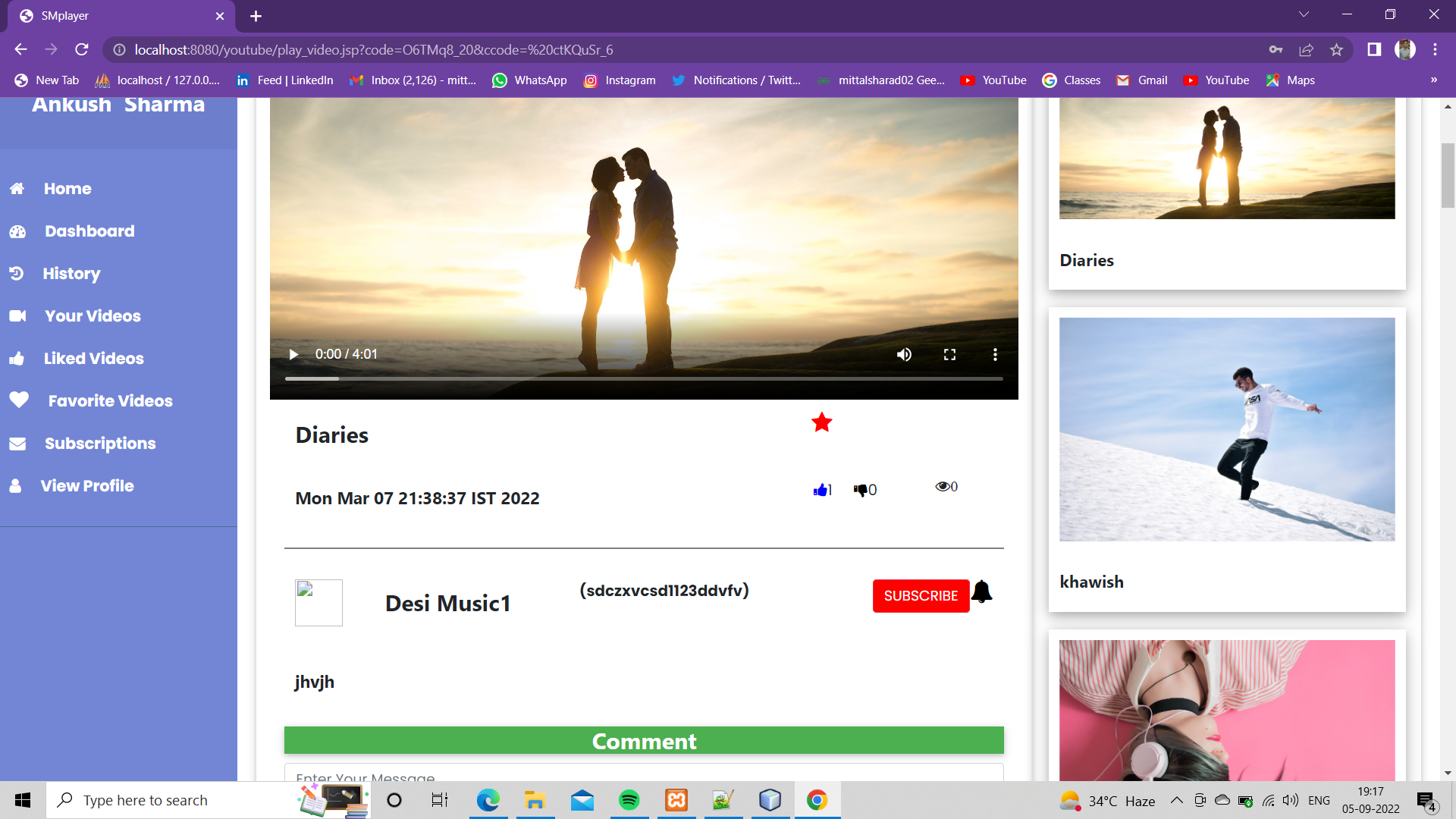 GitHub - itsmittal02/Video-Player: Video_Player(By Using Java Server Pages-------> JSP) Video ...
