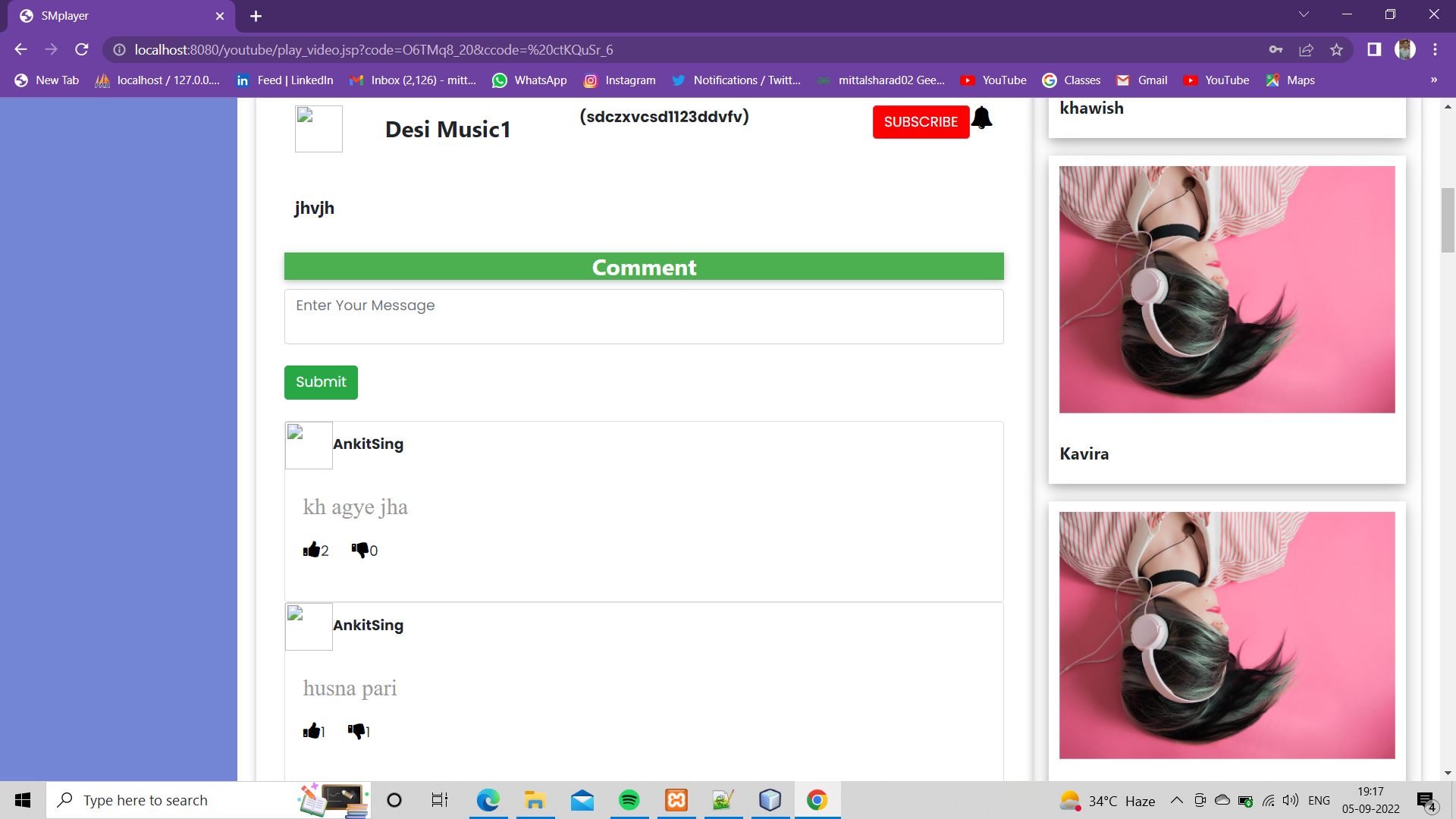 GitHub - itsmittal02/Video-Player: Video_Player(By Using Java Server Pages-------> JSP) Video ...