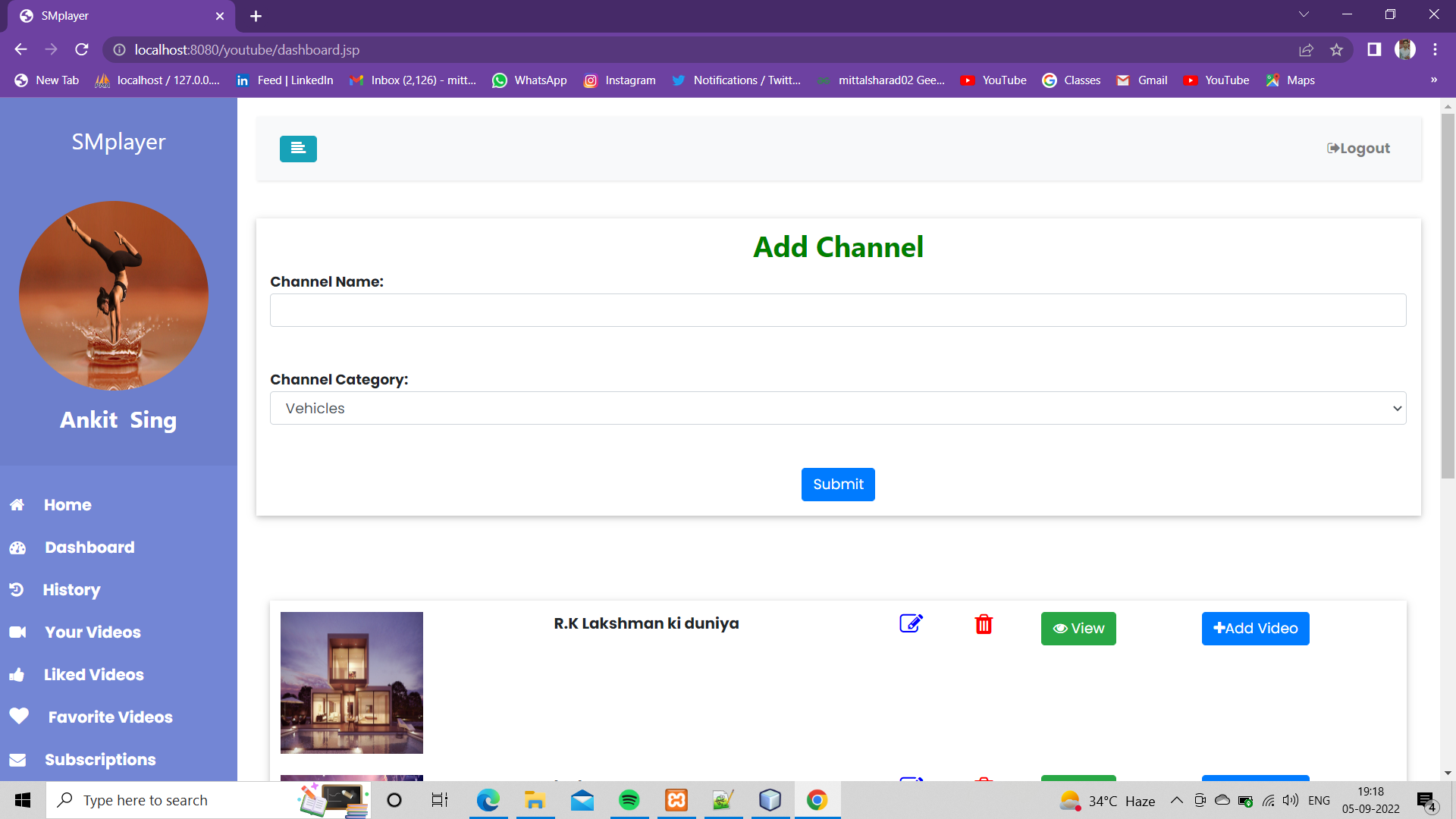 GitHub - itsmittal02/Video-Player: Video_Player(By Using Java Server Pages-------> JSP) Video ...