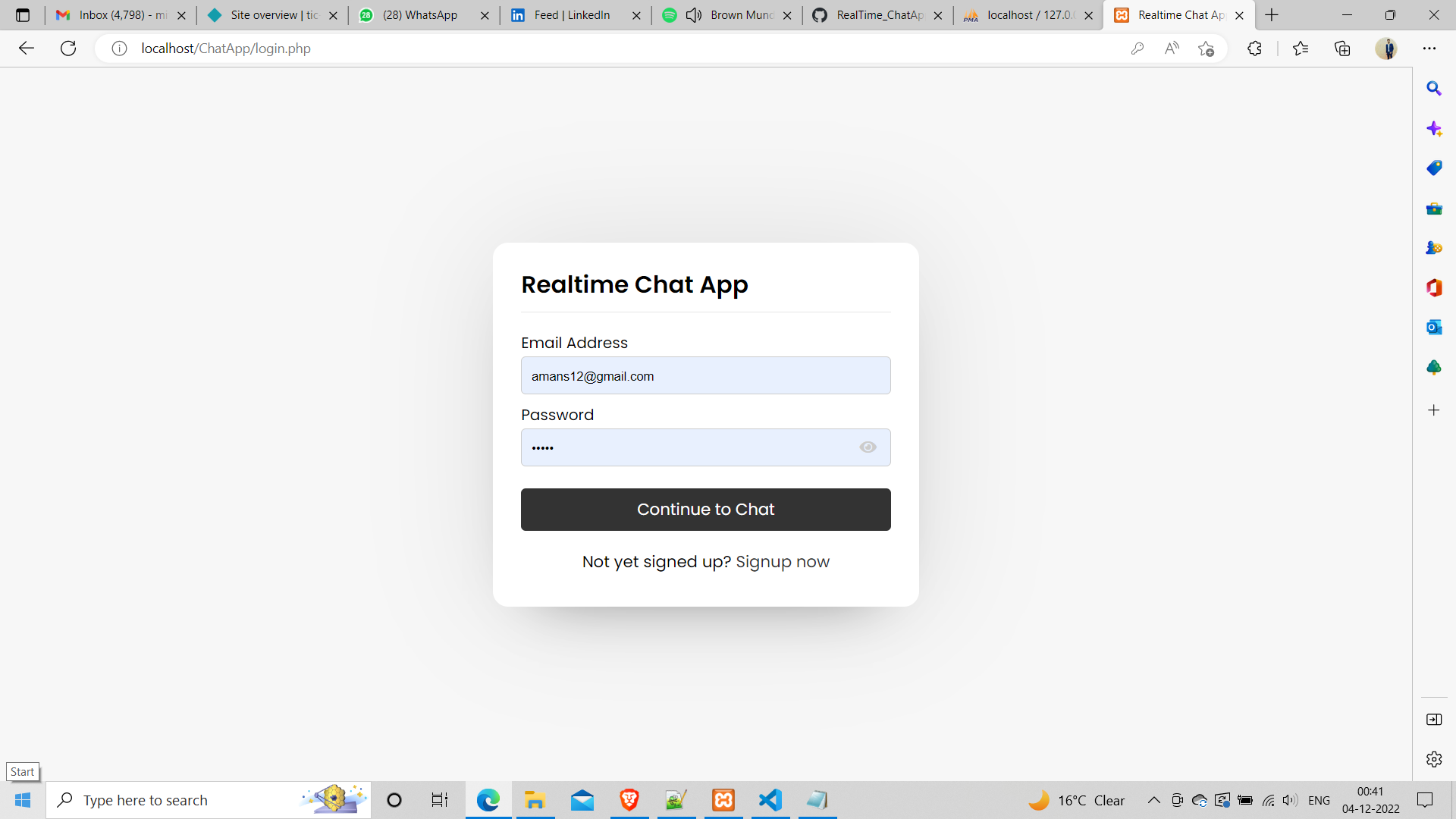 Github Itsmittal02realtimechatapp Hii This Is A Real Time Chat Application Where You Can