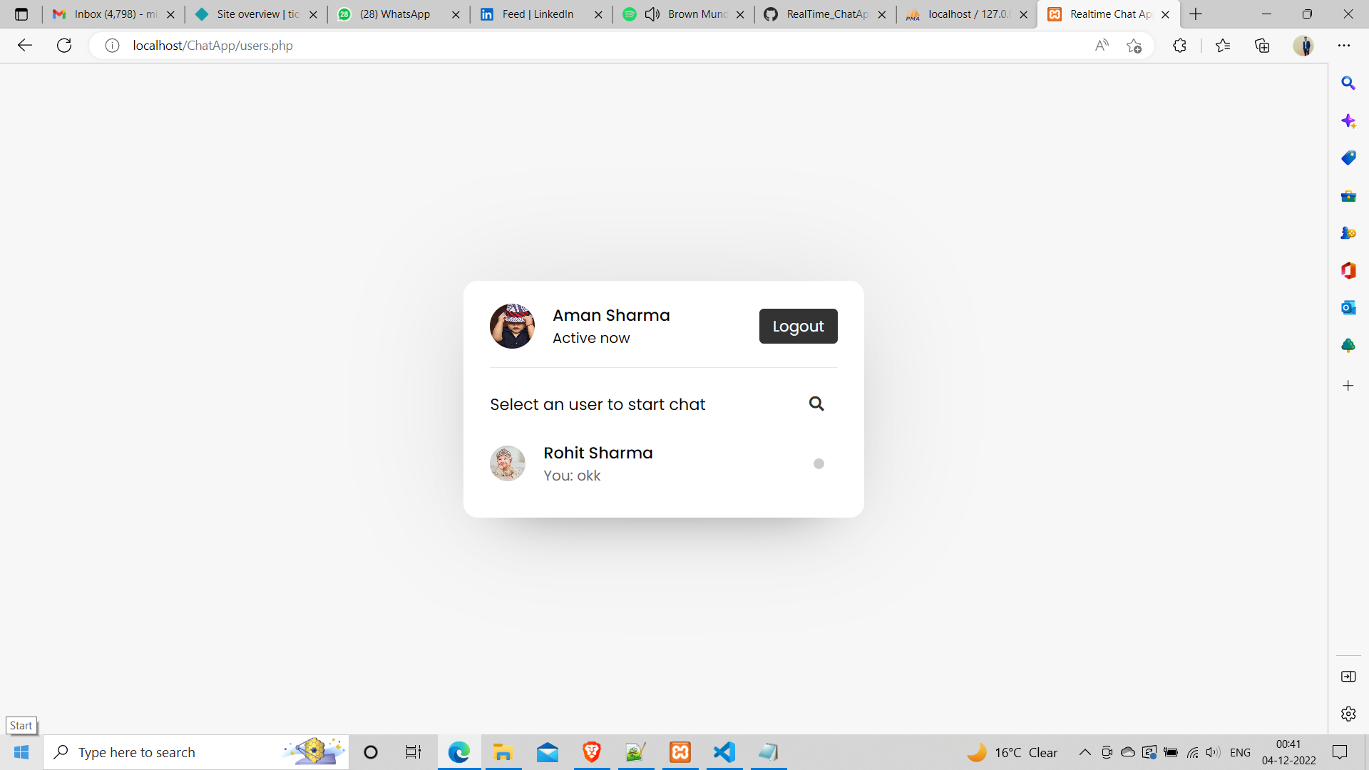 GitHub - itsmittal02/RealTime_ChatApp: Hii! This is a Real Time Chat ... GitHub - itsmittal02/RealTime_ChatApp: Hii! This is a Real Time Chat ...