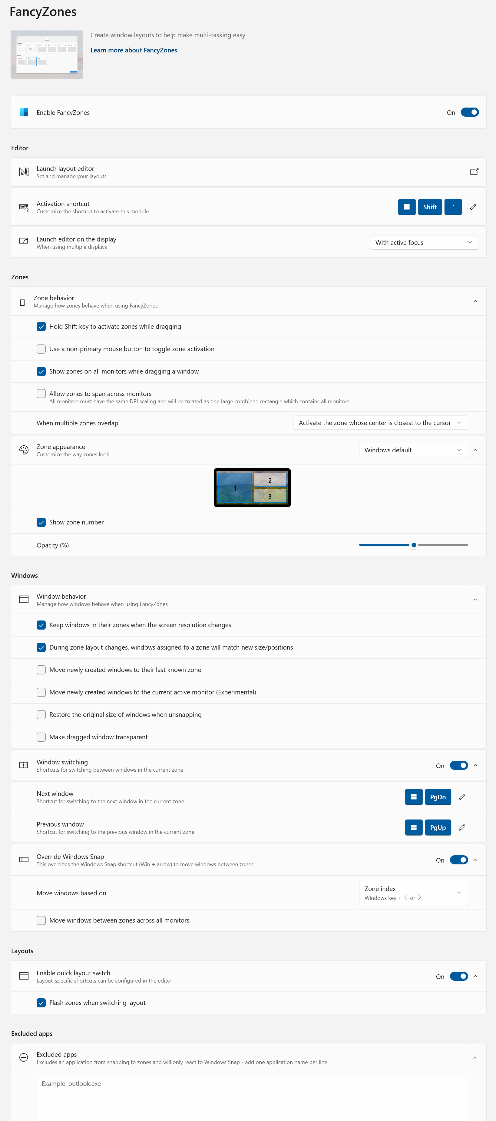 FancyZone does not work for tabbed applications anymore (but it used to) · Issue #15400 ...