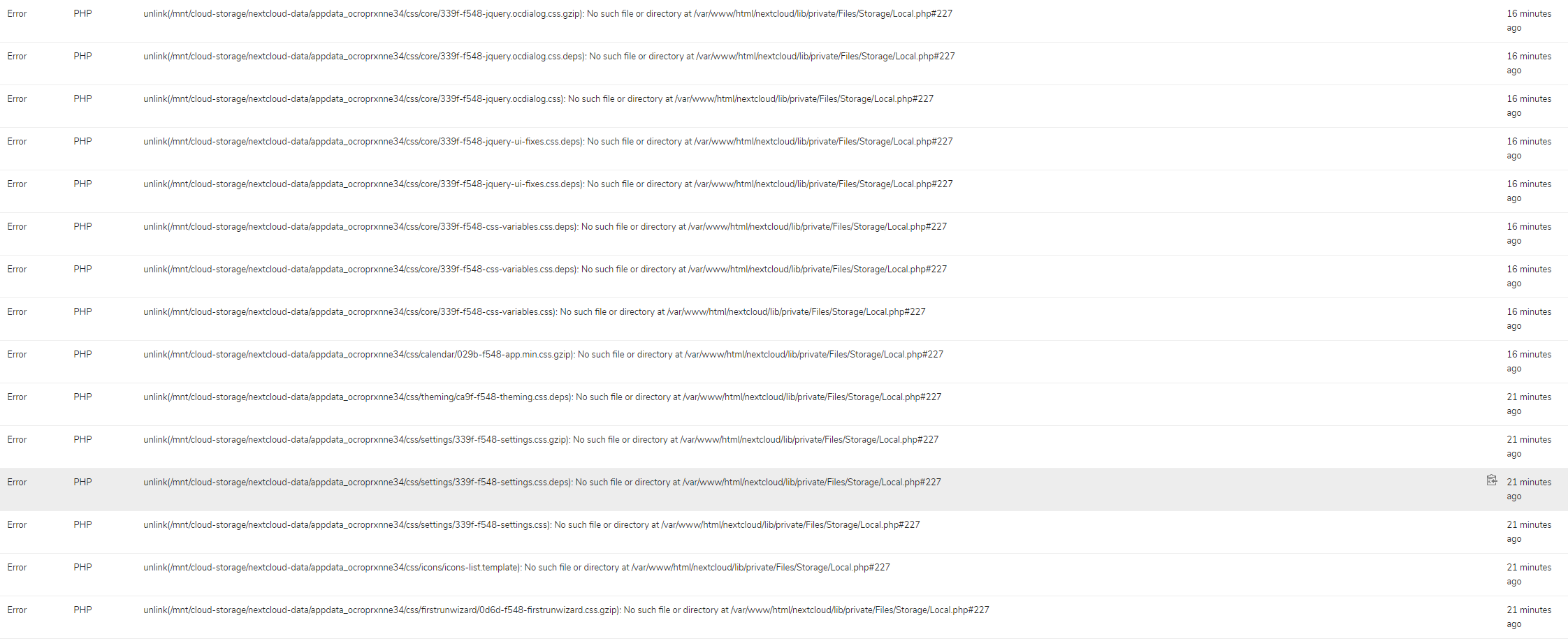 OCP\Files\NotFoundException related to user's avatar · Issue #8635 · nextcloud/server · GitHub