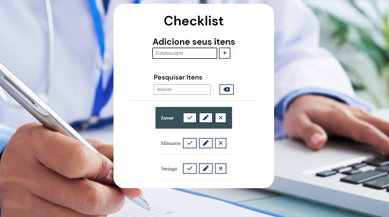 GitHub - Gabrielfirme/To-do-list-clinic: Check list de equipamentos ...