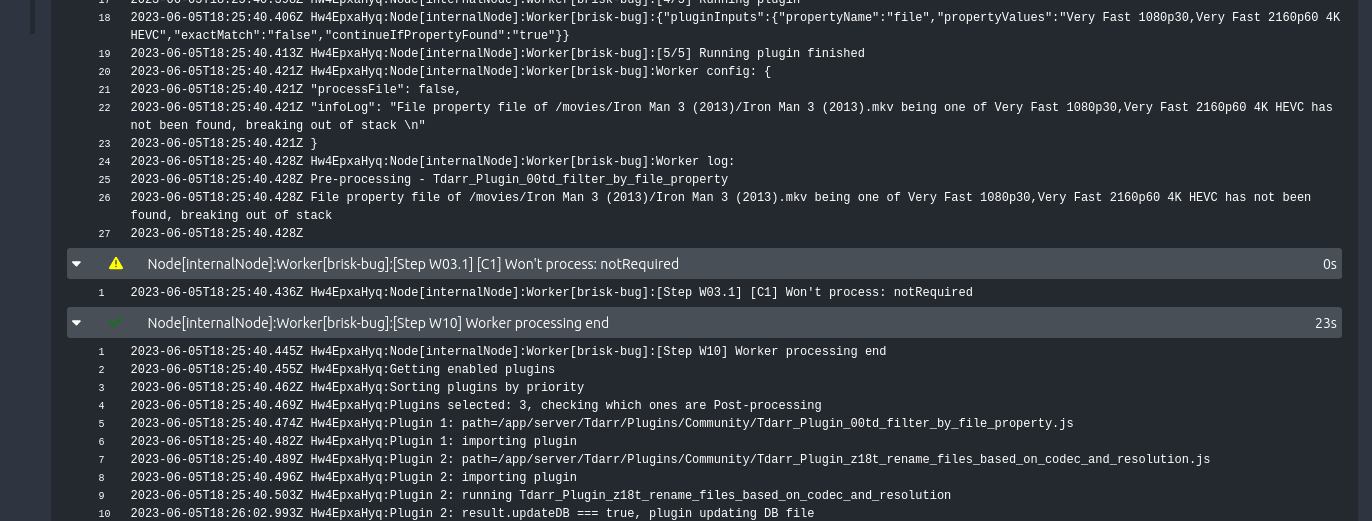 Tdarr_Plugin_00td_filter_by_file_property configured not actually ...