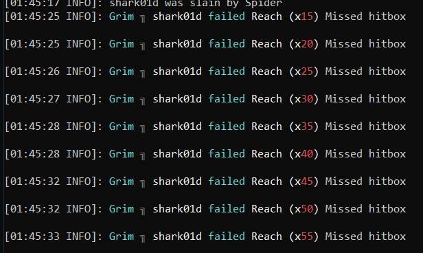 Can't hit any mob · Issue #896 · GrimAnticheat/Grim · GitHub